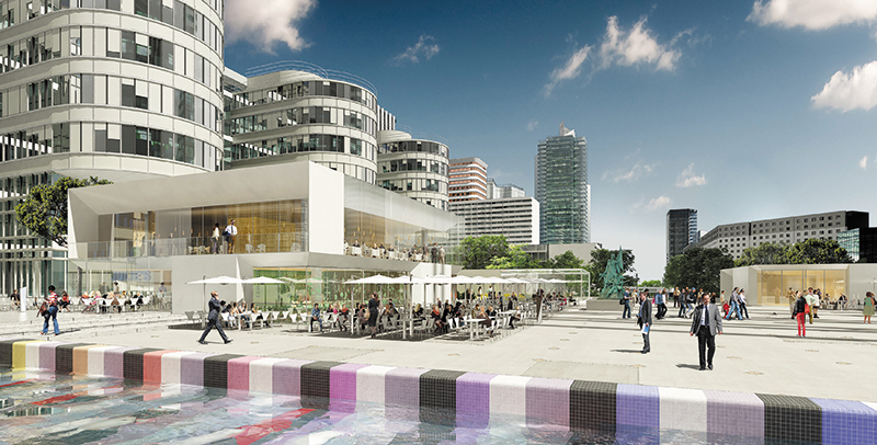 Le parvis passe à table